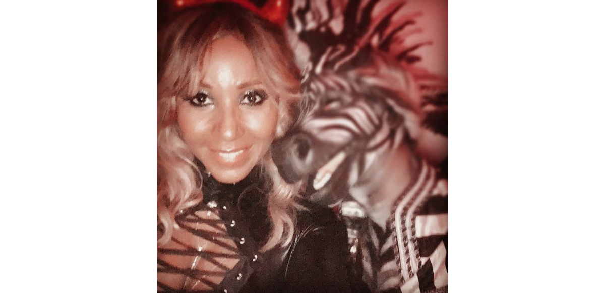 Photo : Cathy Guetta fête Halloween au club Bolton avec ses amies, à ...