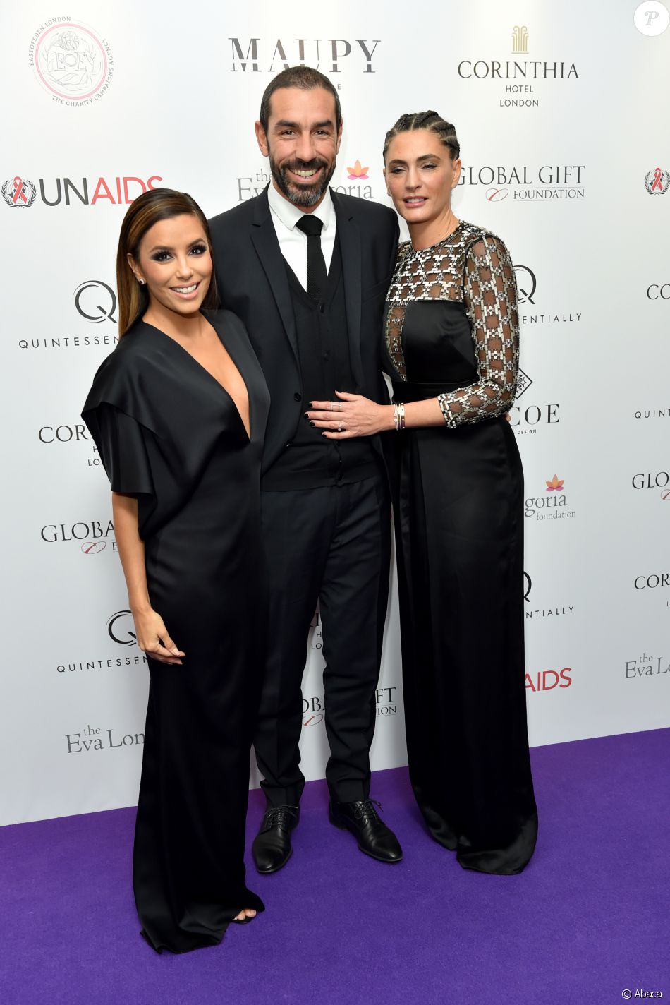 Eva Longoria, Robert Pires et Jessica Pires au Global Gift Gala ...