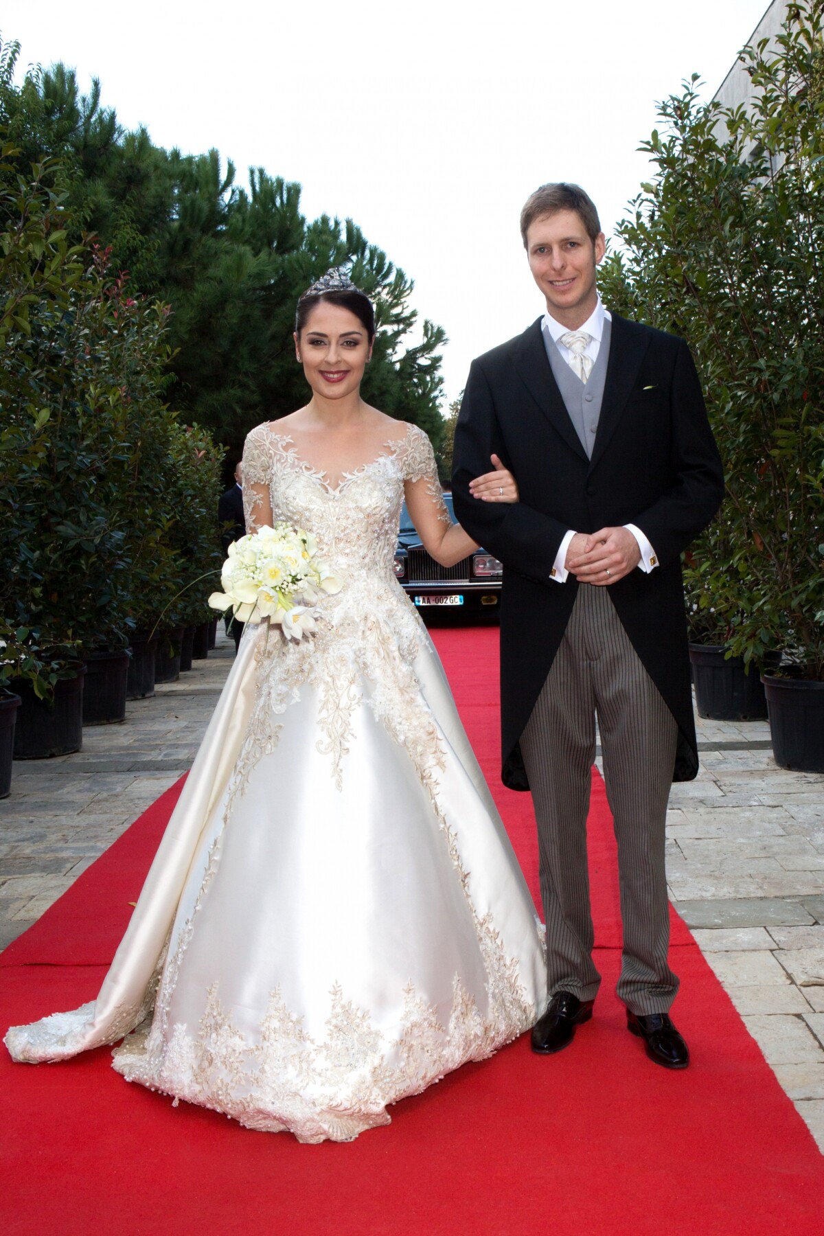 Photo : Le mariage du prince Leka II d'Albanie et d'Elia Zaharia à ...