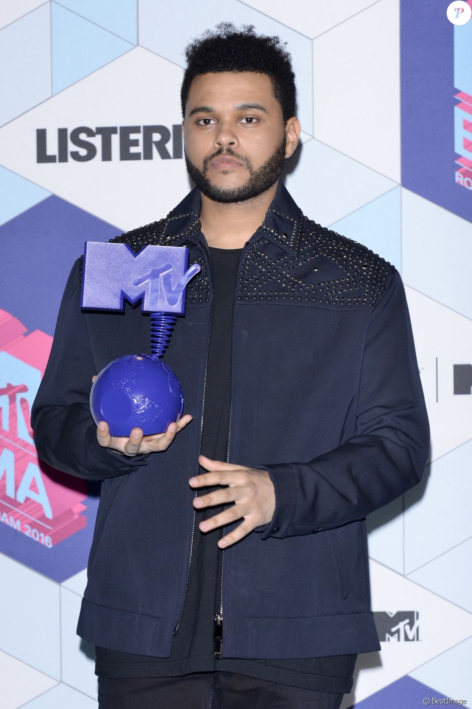 The Weeknd (Meilleur clip) aux MTV European Music Awards at the AHOY à ...