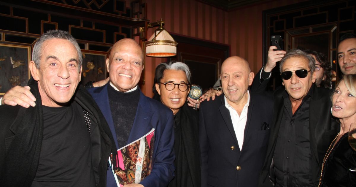 Thierry Ardisson, Guy Cuevas, Kenzo Takada, Jean-Louis Costes, Alain ...