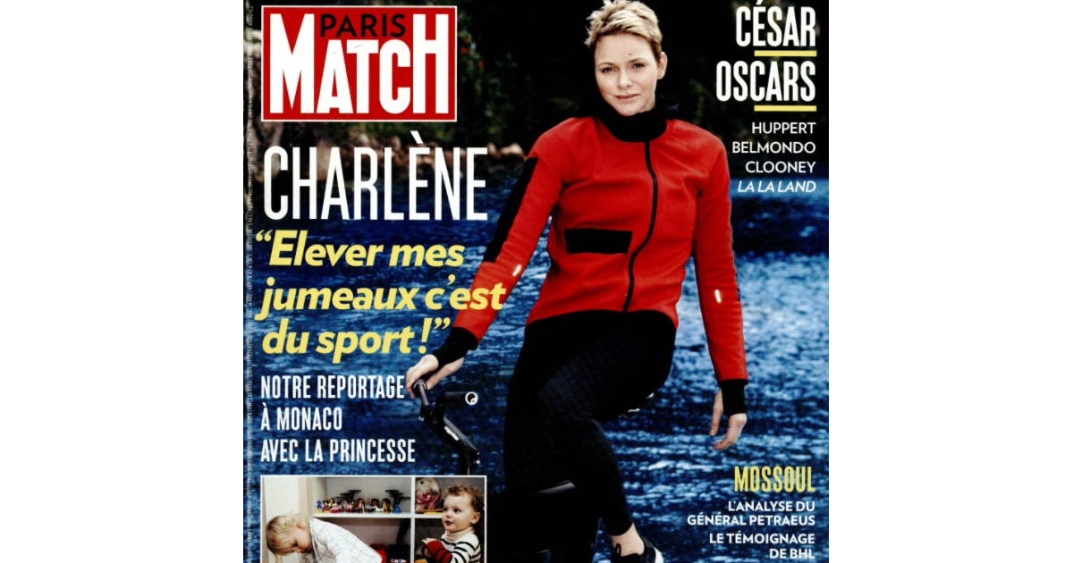 Paris Match, numéro du 2 mars 2017. En couverture, la princesse ...