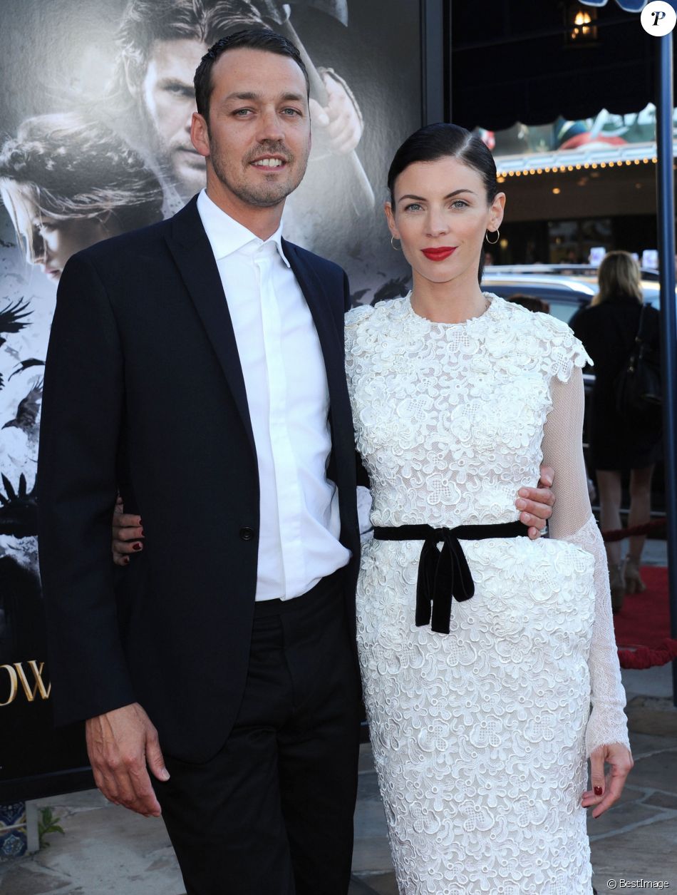 Rupert Sanders et son ex-épouse Liberty Ross à la première de Blanche ...