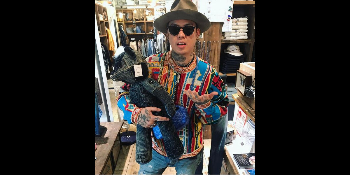 Photo : Photo de l'artiste tatoueur Brian Woo. Avril 2017. - Purepeople