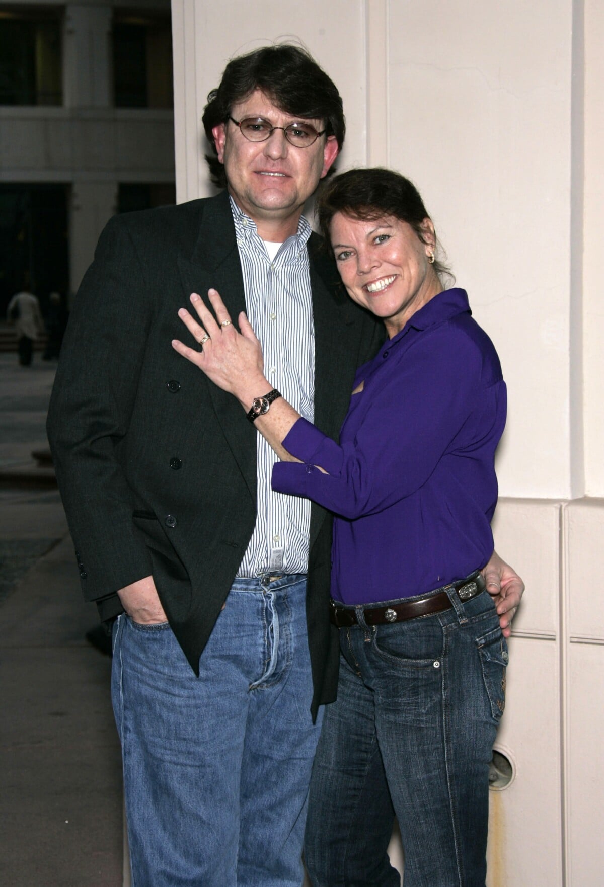 Photo : Erin Moran et son ex-mari Rocky Ferguson lors d'un événement ...