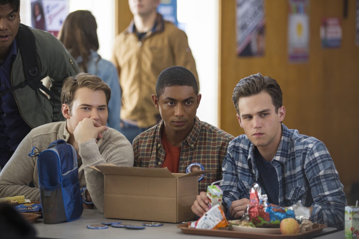 Photo : Justin Prentice, Steven Silver et Brandon Flynn dans "13 ...