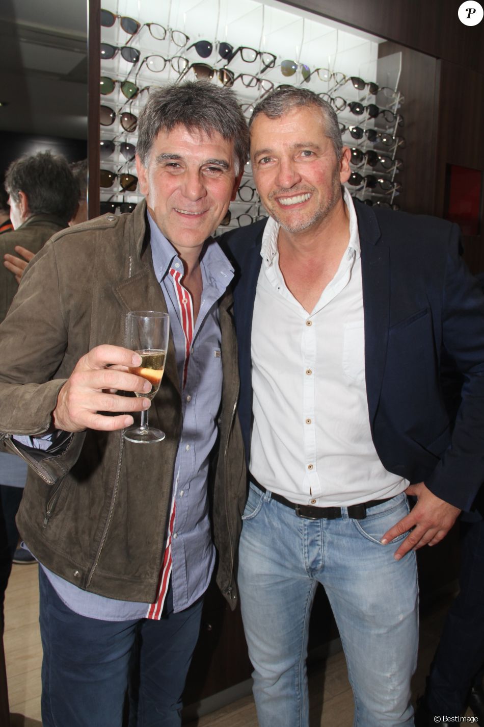 Exclusif - Tex et l'humoriste Maxime (Maxime Van Laer) - A l'occasion ...
