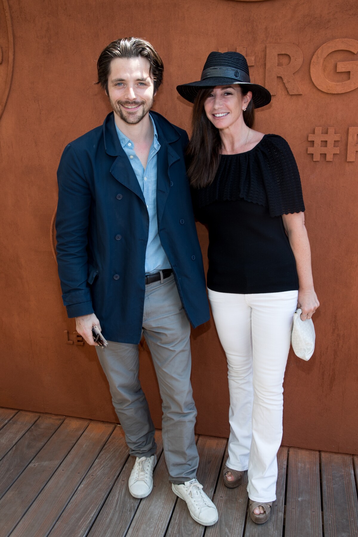 Photo : Raphaël Personnaz et Albane Cleret au village lors des ...