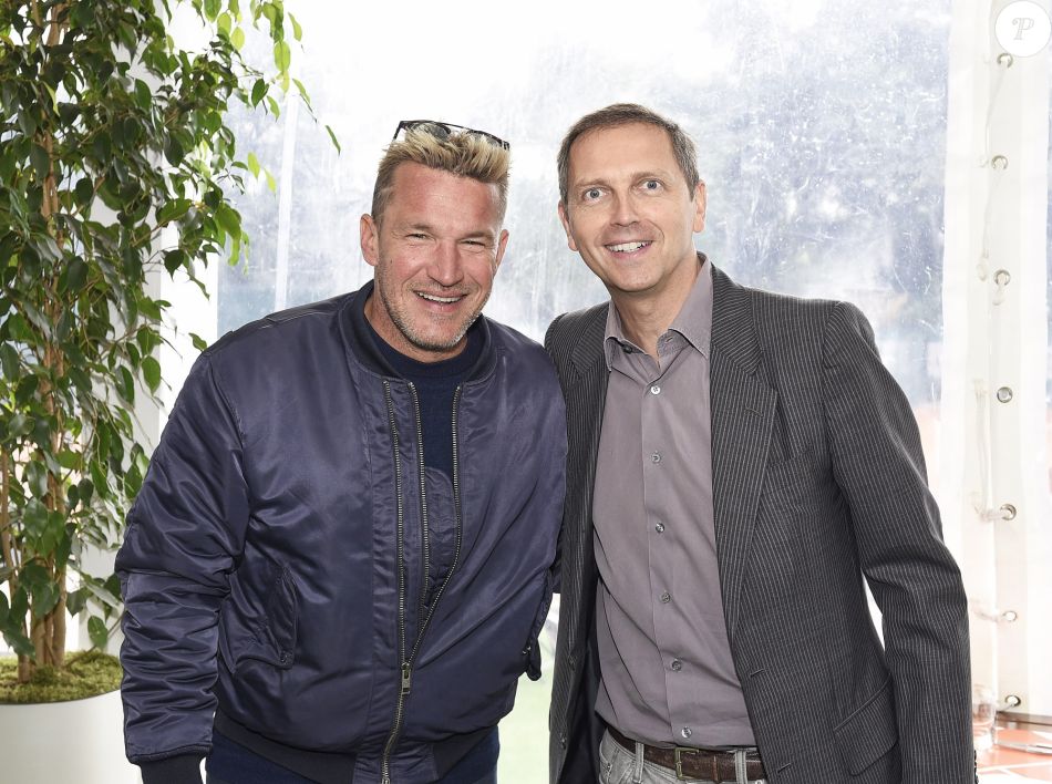 Benjamin Castaldi et Thomas Hugues à la 1ère journée du Trophée des ...