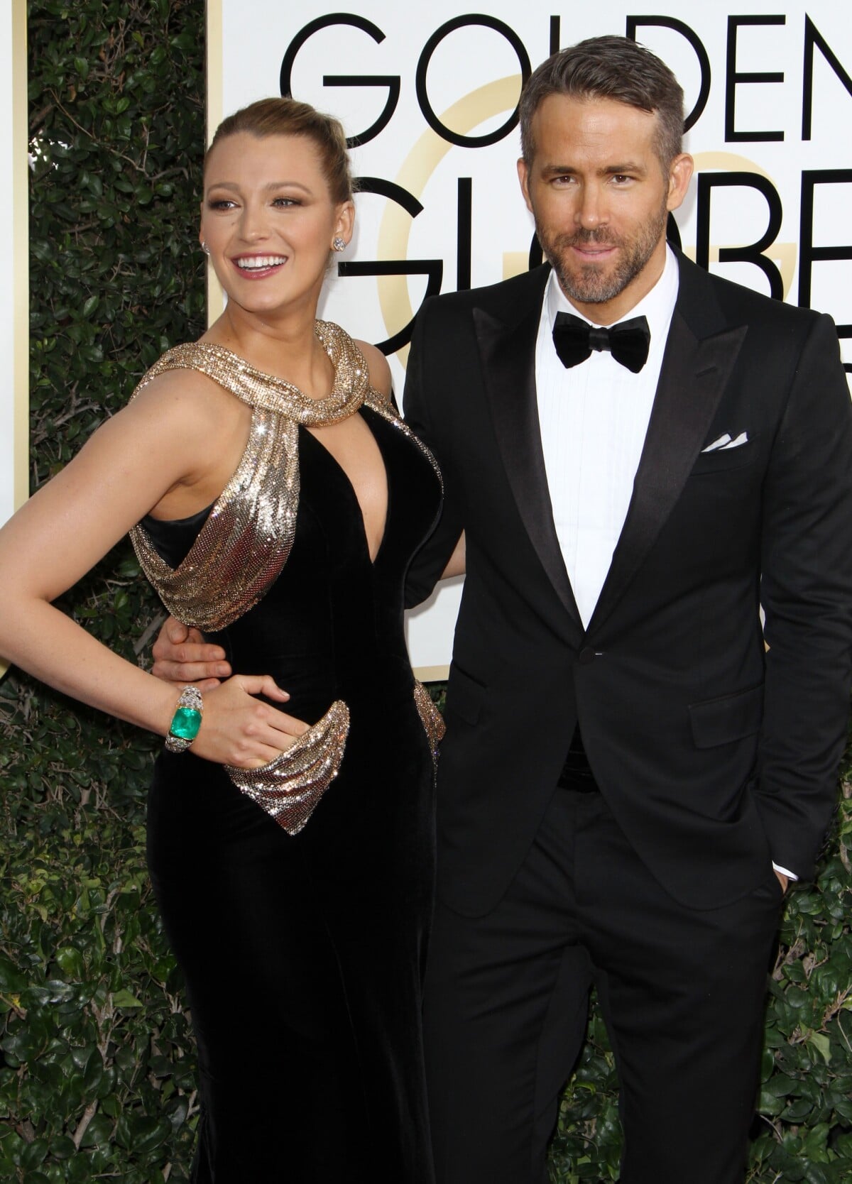 Photo : Ryan Reynolds, Blake Lively - 74e cérémonie annuelle des Golden ...