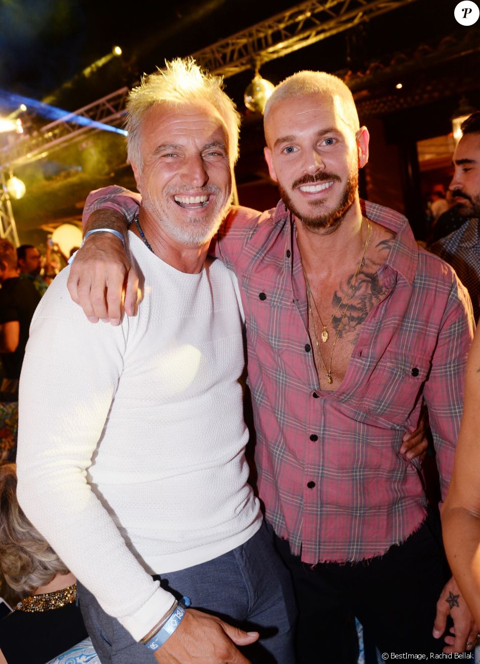 Exclusif - David Ginola et M. Pokora - Soirée de la Summer Party des 50 ...