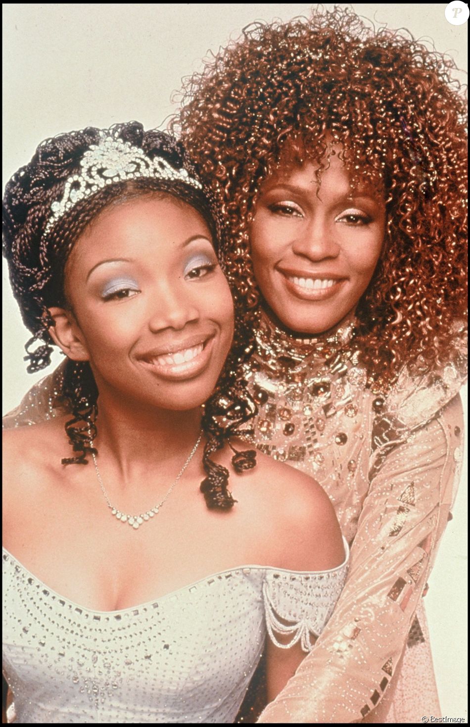 Whitney Houston et Brandy. 1992. - Purepeople