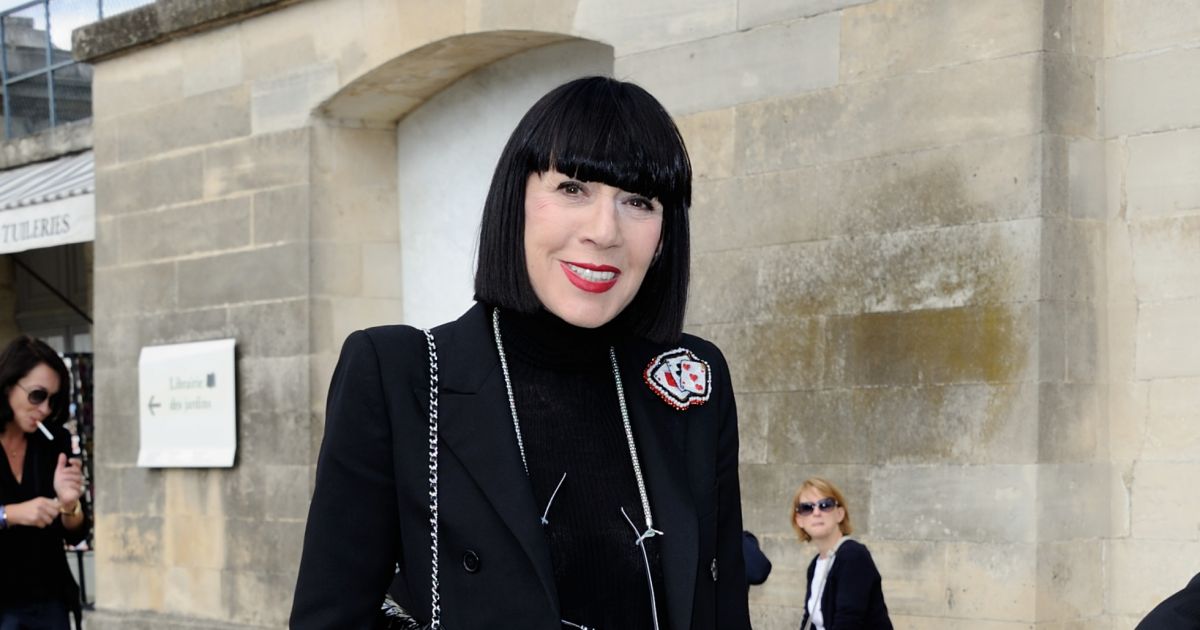 Chantal Thomass au défilé Elie Saab à Paris. Le 1er octobre 2016 ...