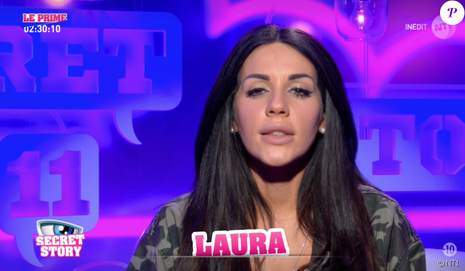 Laura lors de la quotidienne de Secret Story 11 (NT1), le 21 septembre ...
