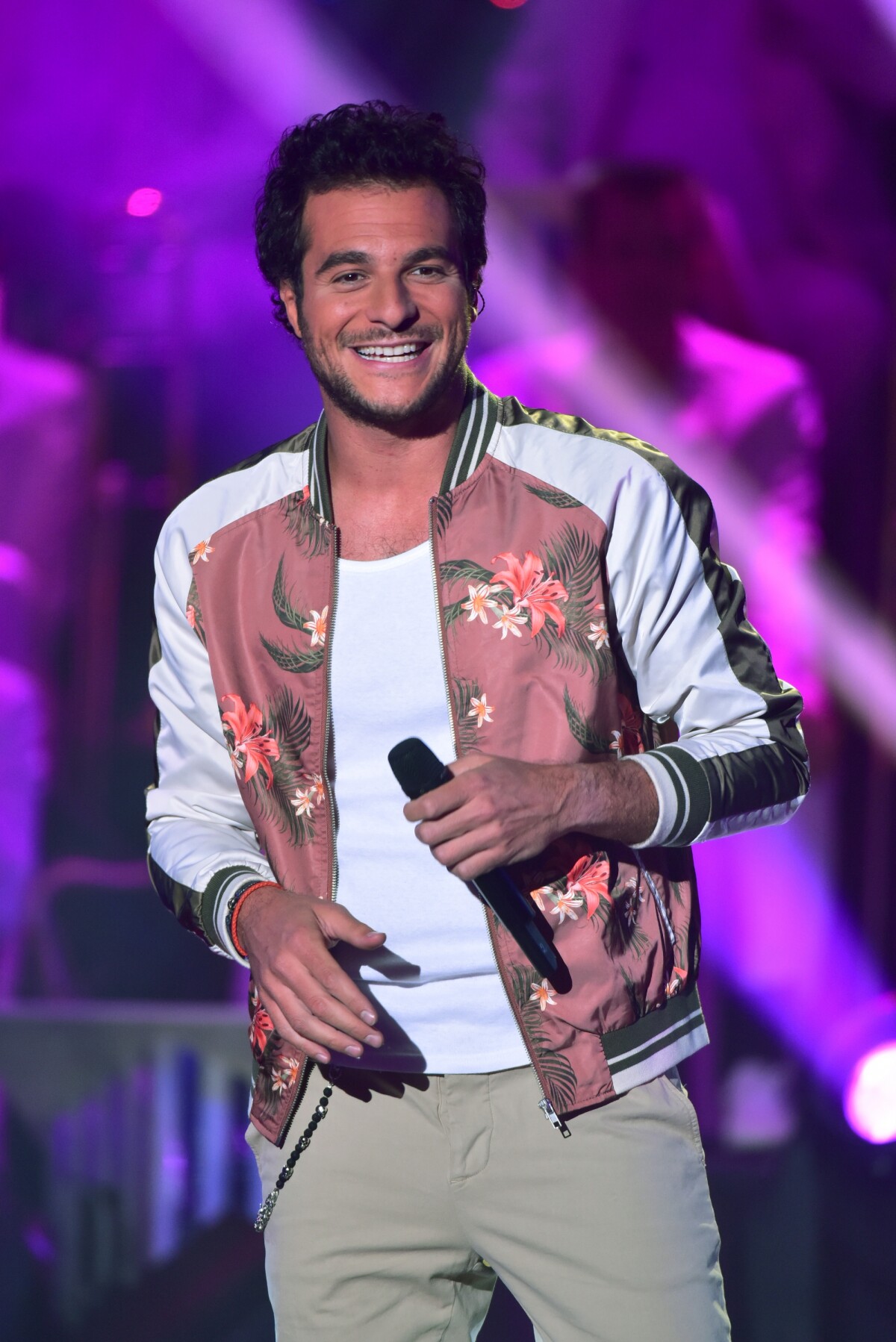 Photo : Exclusif - Le chanteur Amir. Enregistrement de l'émission "Les ...