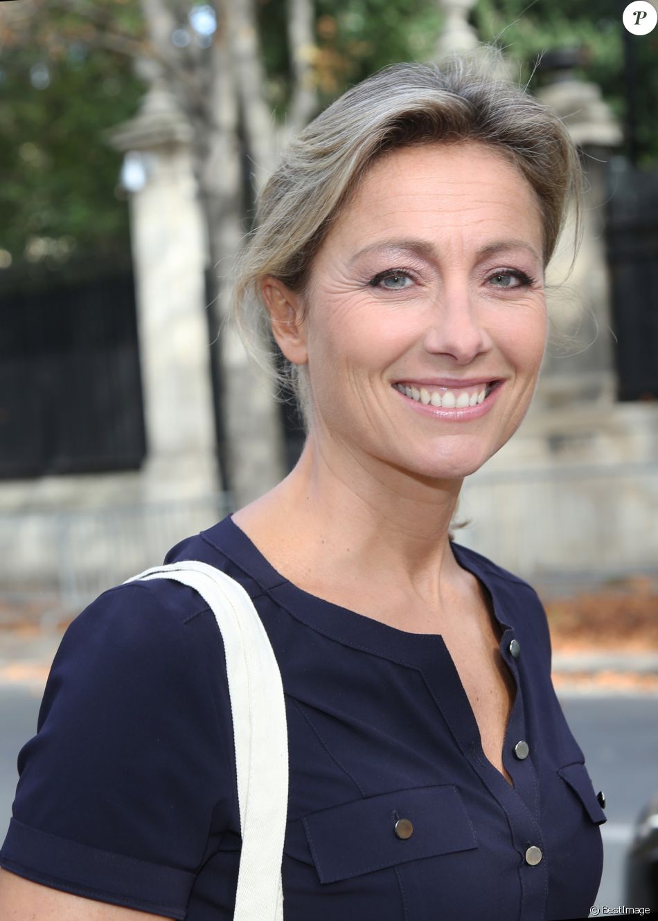 Exclusif - Anne-Sophie Lapix en marge de l'enregustrement de l'émission ...