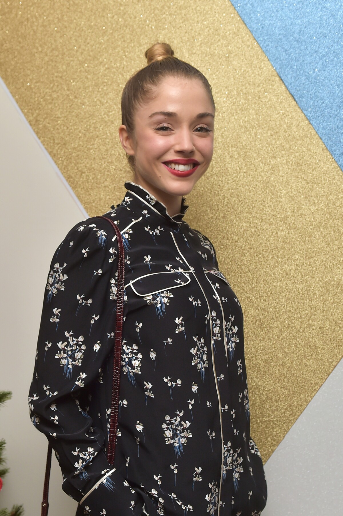 Photo : Alice Isaaz lors de l'inauguration de "God Jul ! Joyeux Noël ...