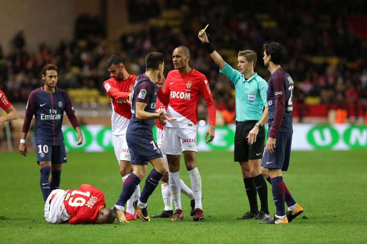 Photo : Match AS Monaco - PSG au Stade Louis II. Monaco, le 26 novembre ...
