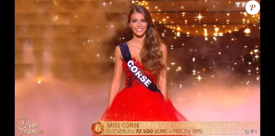 Miss Corse : Eva Colas - Concours Miss France 2018. Sur TF1, le 16 ...