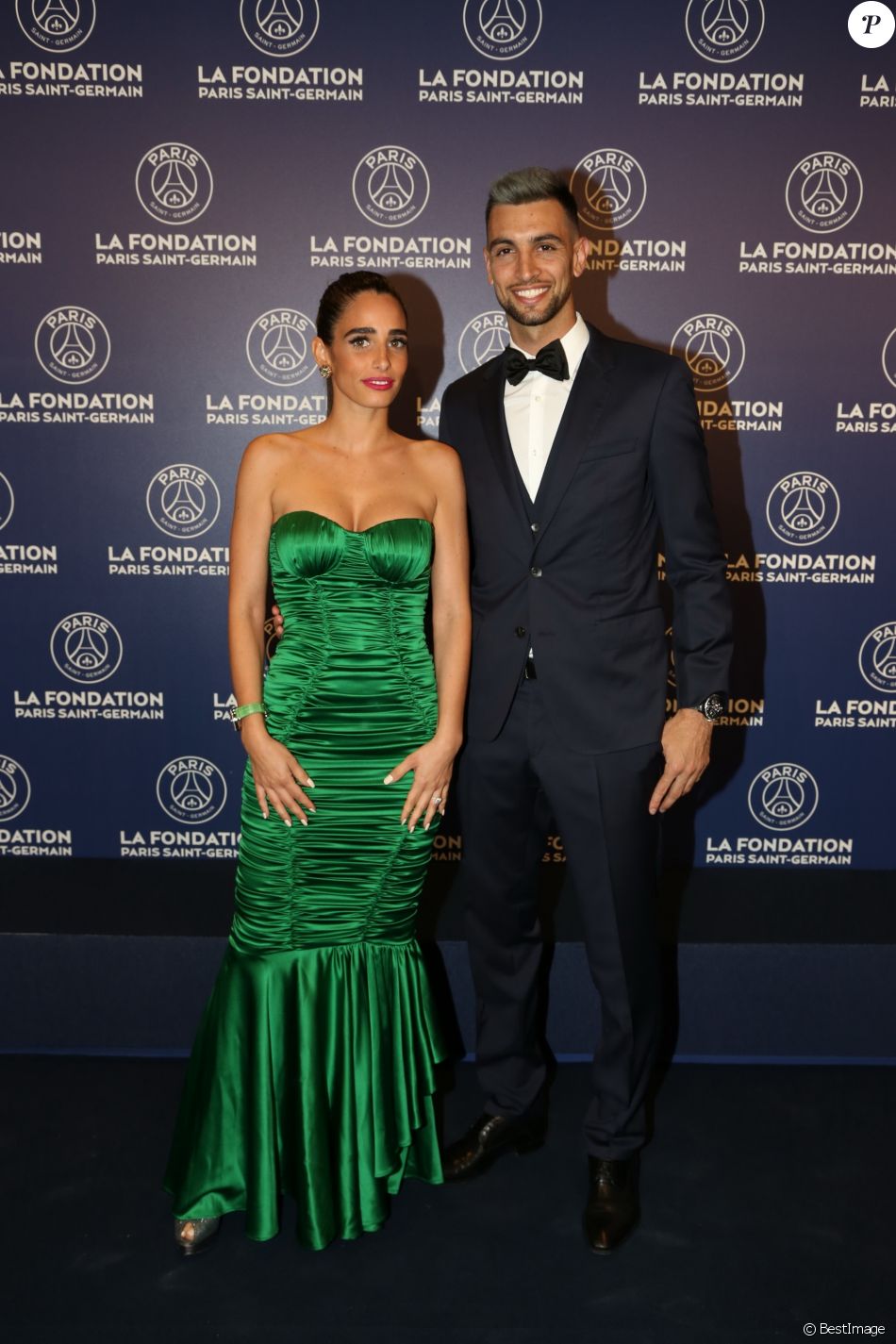 Exclusif - Javier Pastore et sa compagne Chiara Picone - Dîner de gala ...