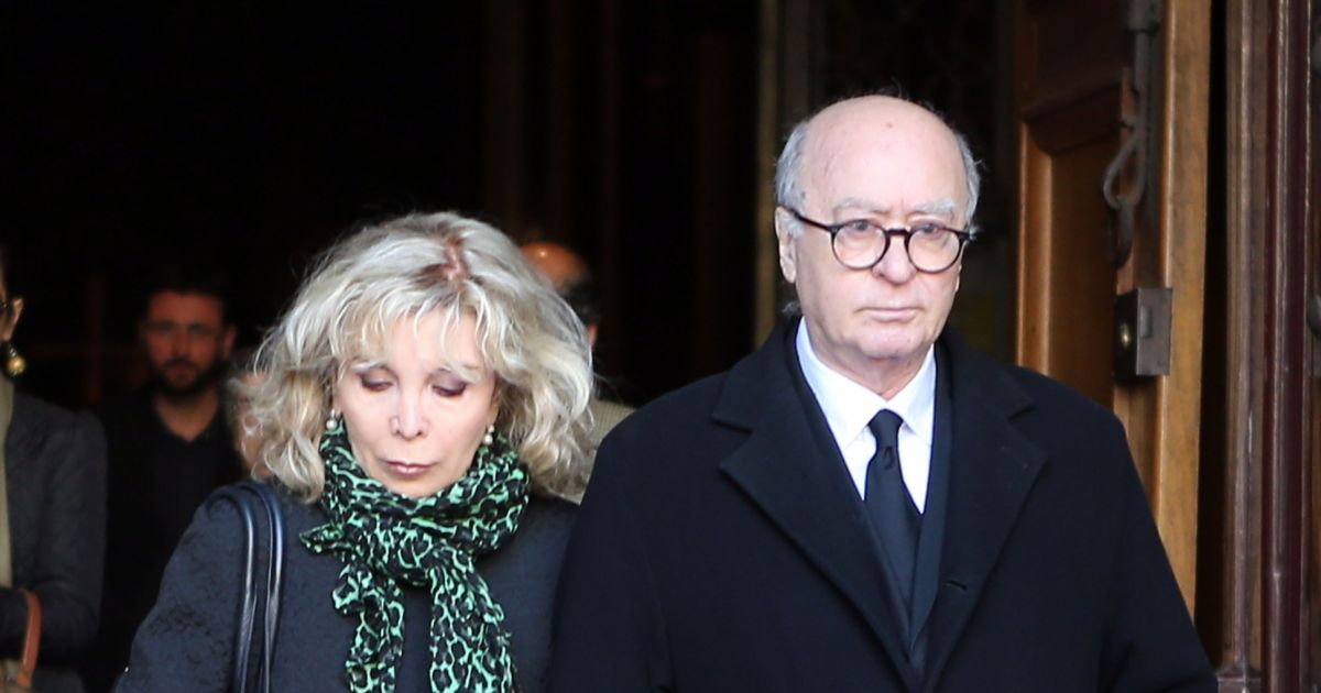 Georges Wolinski et sa femme Maryse à Paris le 10 avril 2014 - Purepeople