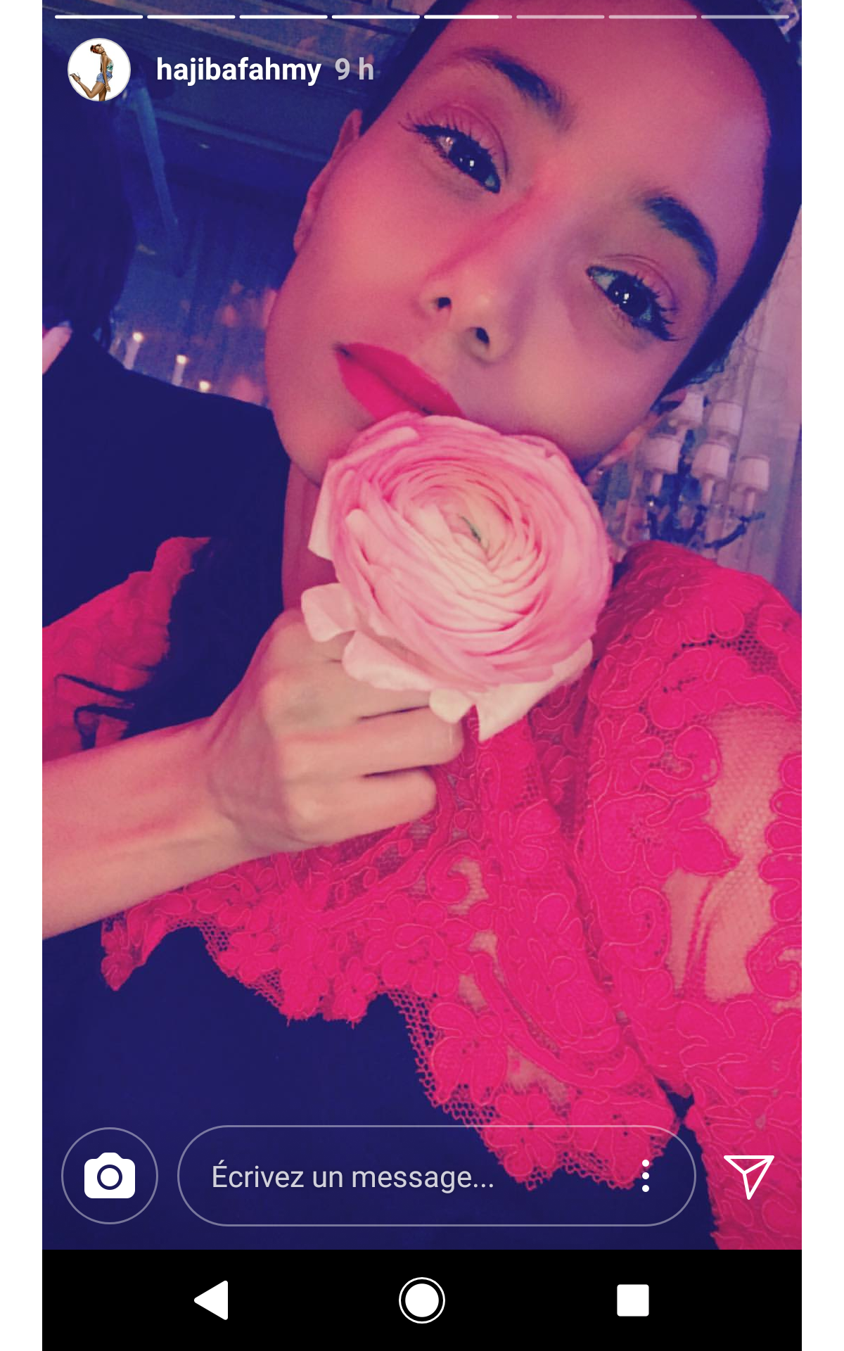 Photo : Hajiba Fahmy - Instagram, 25 janvier 2018 - Purepeople