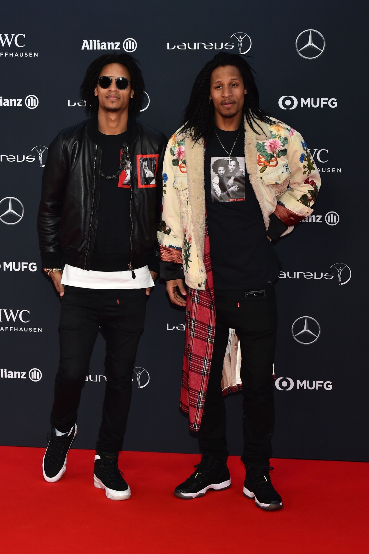 Photo : Laurent et Larry Nicolas Bourgeois alias "Les Twins" lors des ...