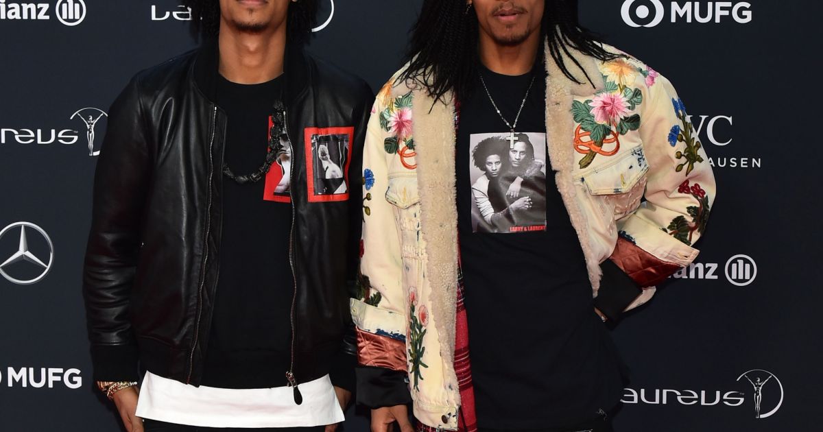 Laurent et Larry Nicolas Bourgeois alias Les Twins lors des Laureus ...
