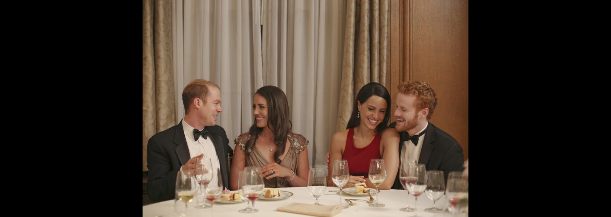 Photo : Burgess Abernethy et Laura Mitchell jouent le prince William et ...