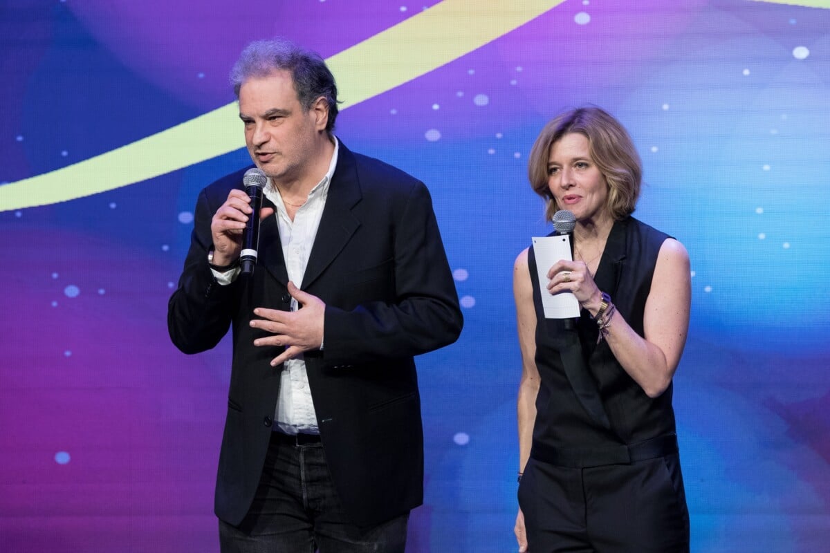 Photo : Raphaël Mezrahi et Wendy Bouchard lors du gala de la Chaine de ...