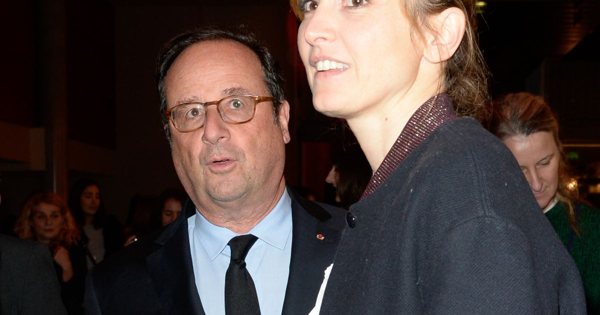 François Hollande et Julie Gayet - Première du film The Ride au MK2 ...