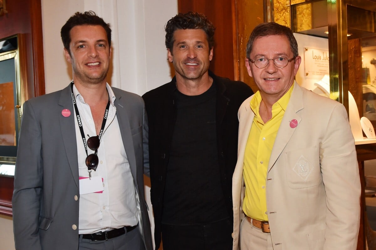 Photo : Exclusif - Patrick Dempsey avec Albin Lewi, le directeur ...