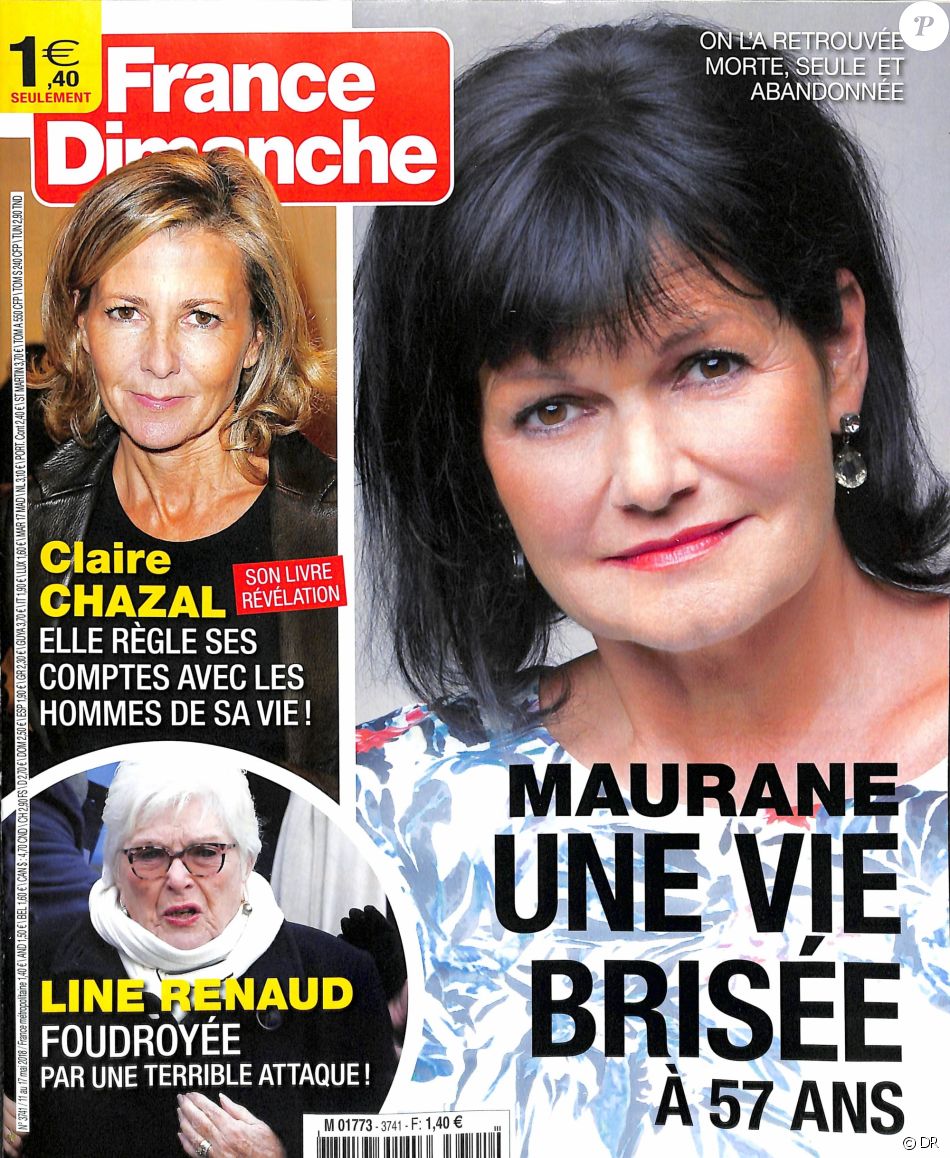 Couverture du magazine France Dimanche en kisoques le 11 mai 2018 ...