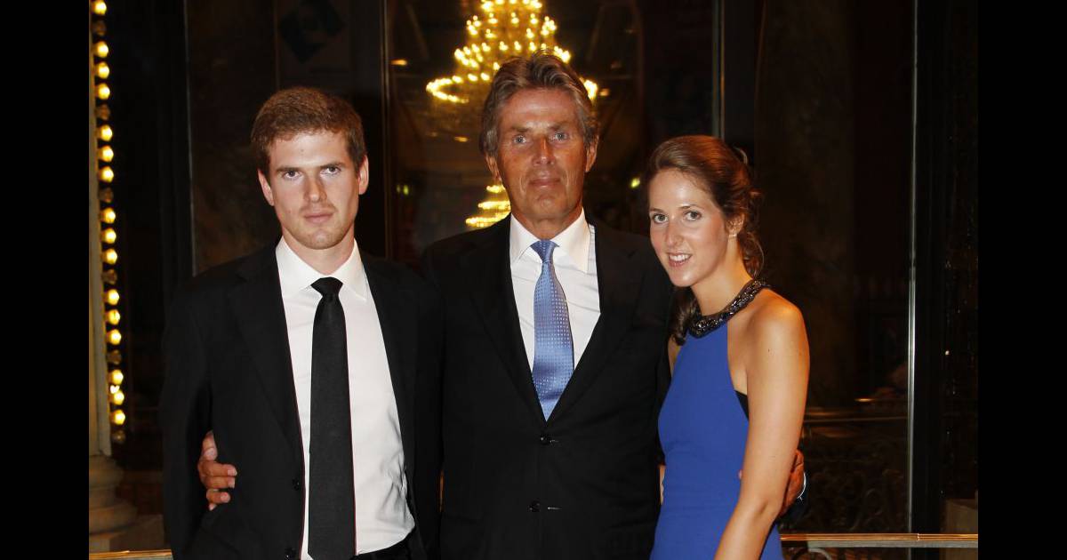 Dominique Desseigne et ses enfants Alexandre et Joy à Deauville, le 25 ...