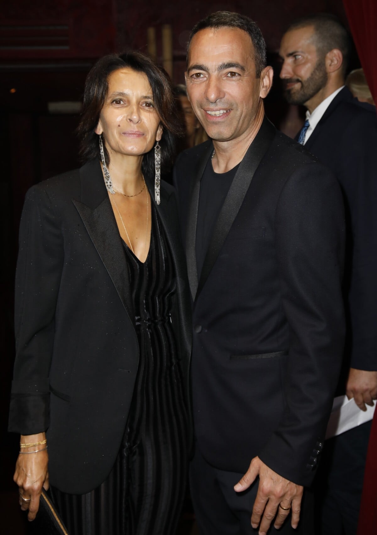 Photo : Semi-exclusif - Youri Djorkaeff et sa femme Sophie - Dîner de l ...