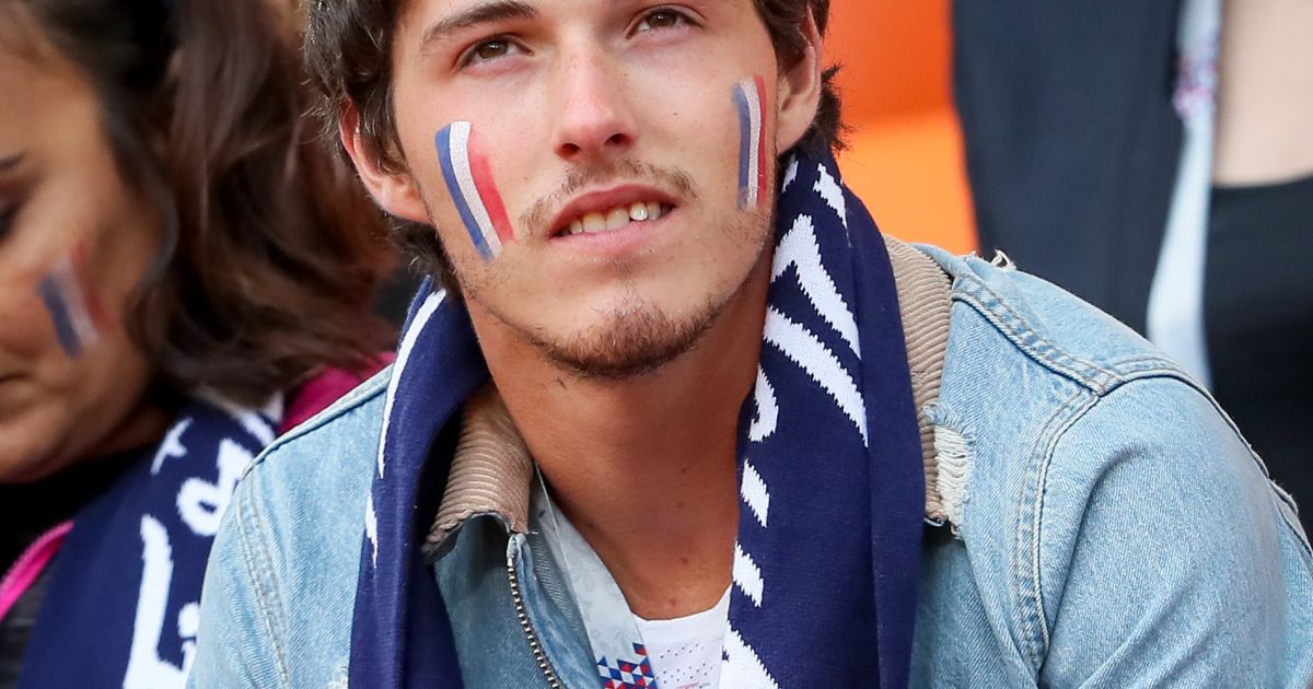 Dylan Deschamps lors du match de coupe du monde opposant la France au ...