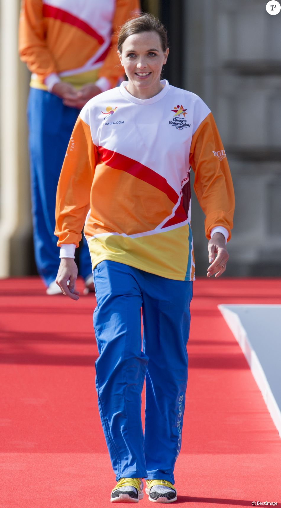 Victoria Pendleton au lancement des jeux du Commonwealth à Londres le ...