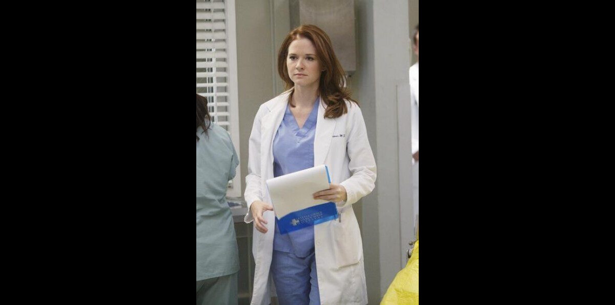 Photo : Sarah Drew interprète April Kepner dans Grey's Anatomy - Purepeople