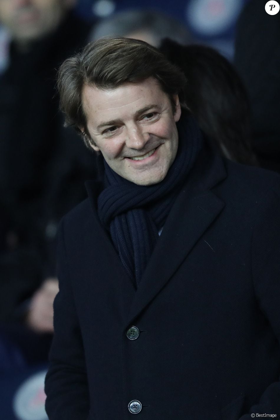 François Baroin - People au match de footbal Psg contre Troyes au Parc ...