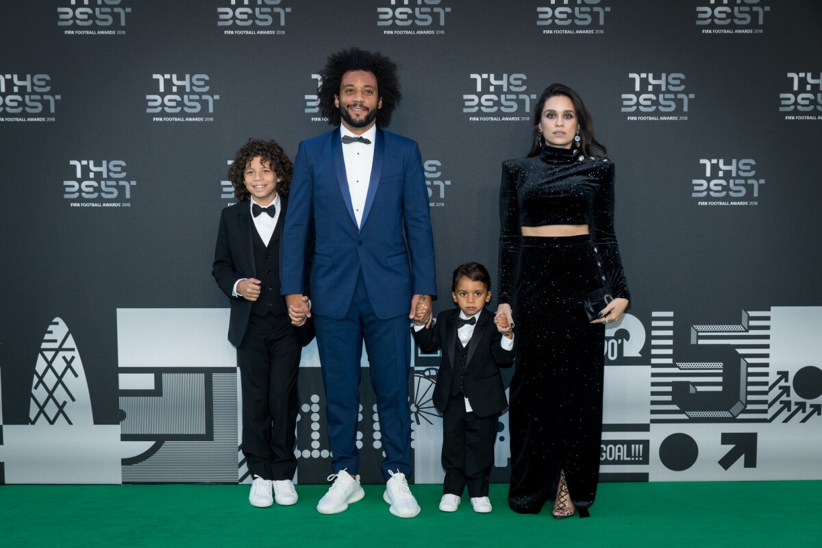 Photo : Marcelo, sa femme Clarisse Alves et leurs fils Enzo et Liam ...