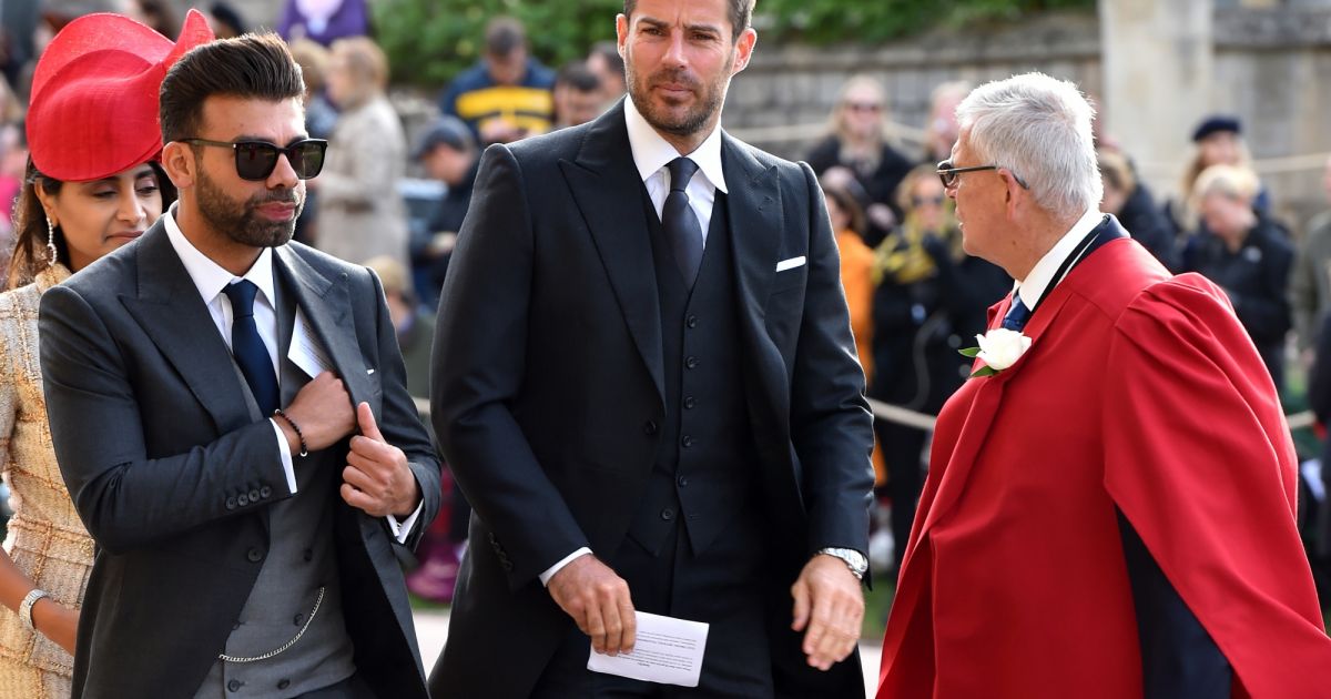 Jamie Redknapp - Les invités arrivent à la chapelle St. George pour le ...