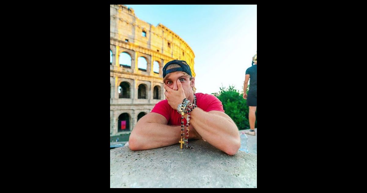 Logan Paul à Rome. Septembre 2018. - Purepeople