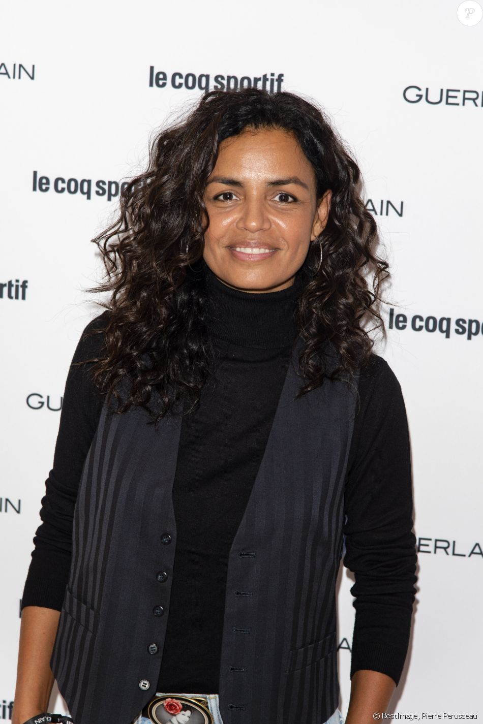 Laurence Roustandjee - Guerlain et le coq sportif au lancement de leur ...
