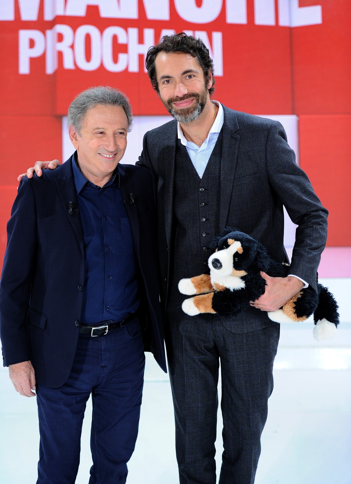 Photo : Exclusif - Michel Drucker et l'humoriste Ben - Enregistrement ...