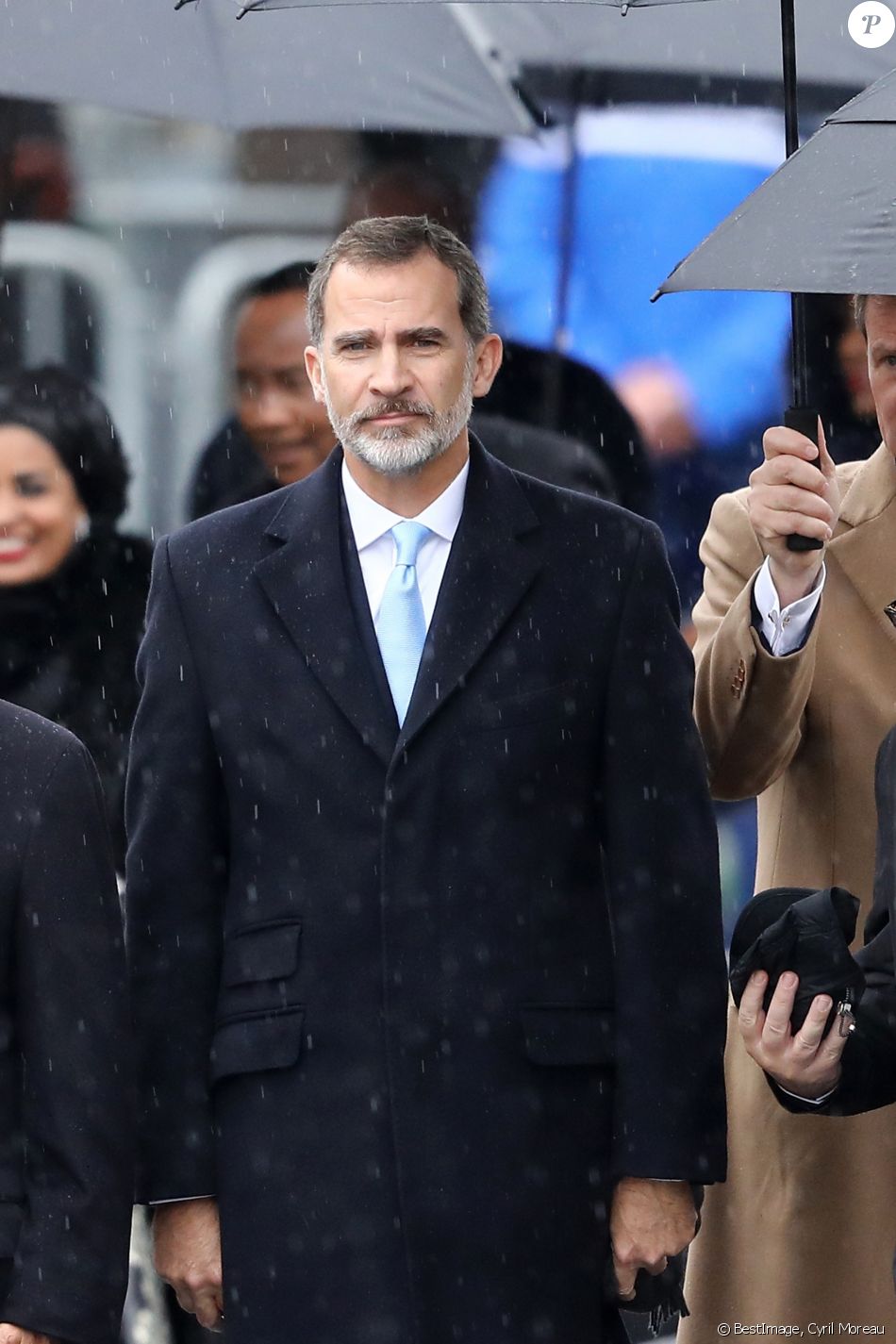 Le roi Felipe VI d'Espagne - Cérémonie internationale du centenaire de ...