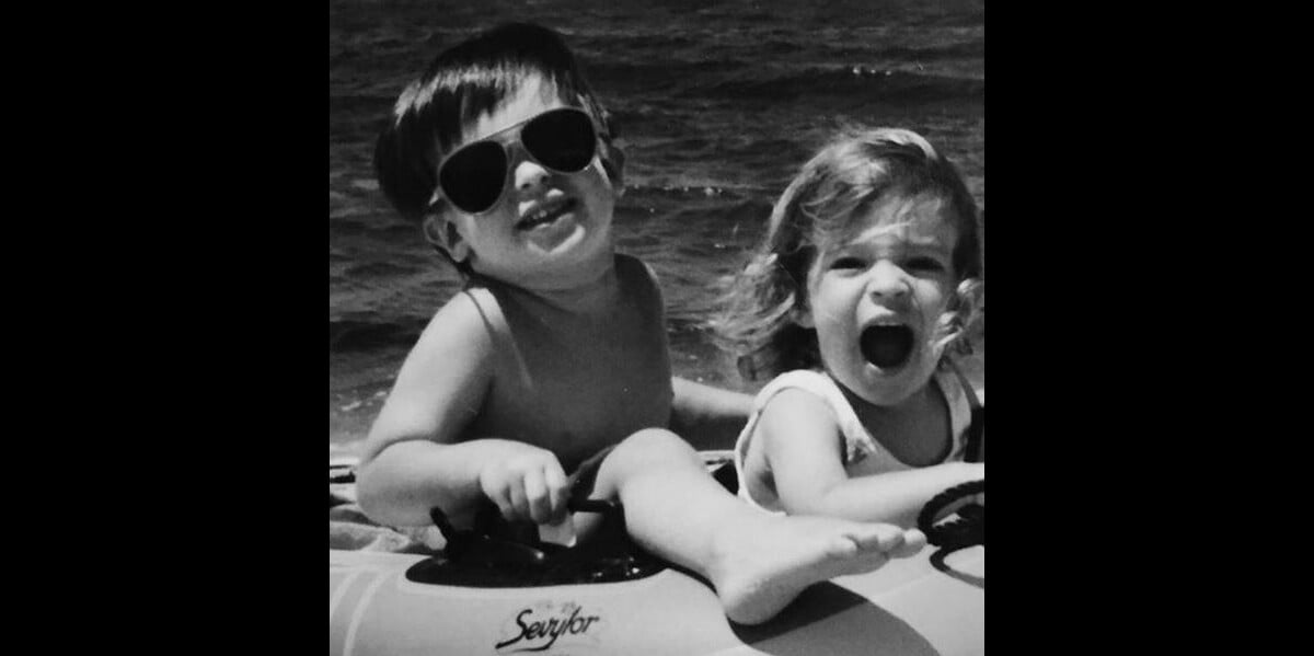Photo : Kristin Cavallari et son frère Michael, enfants. Photo publiée ...