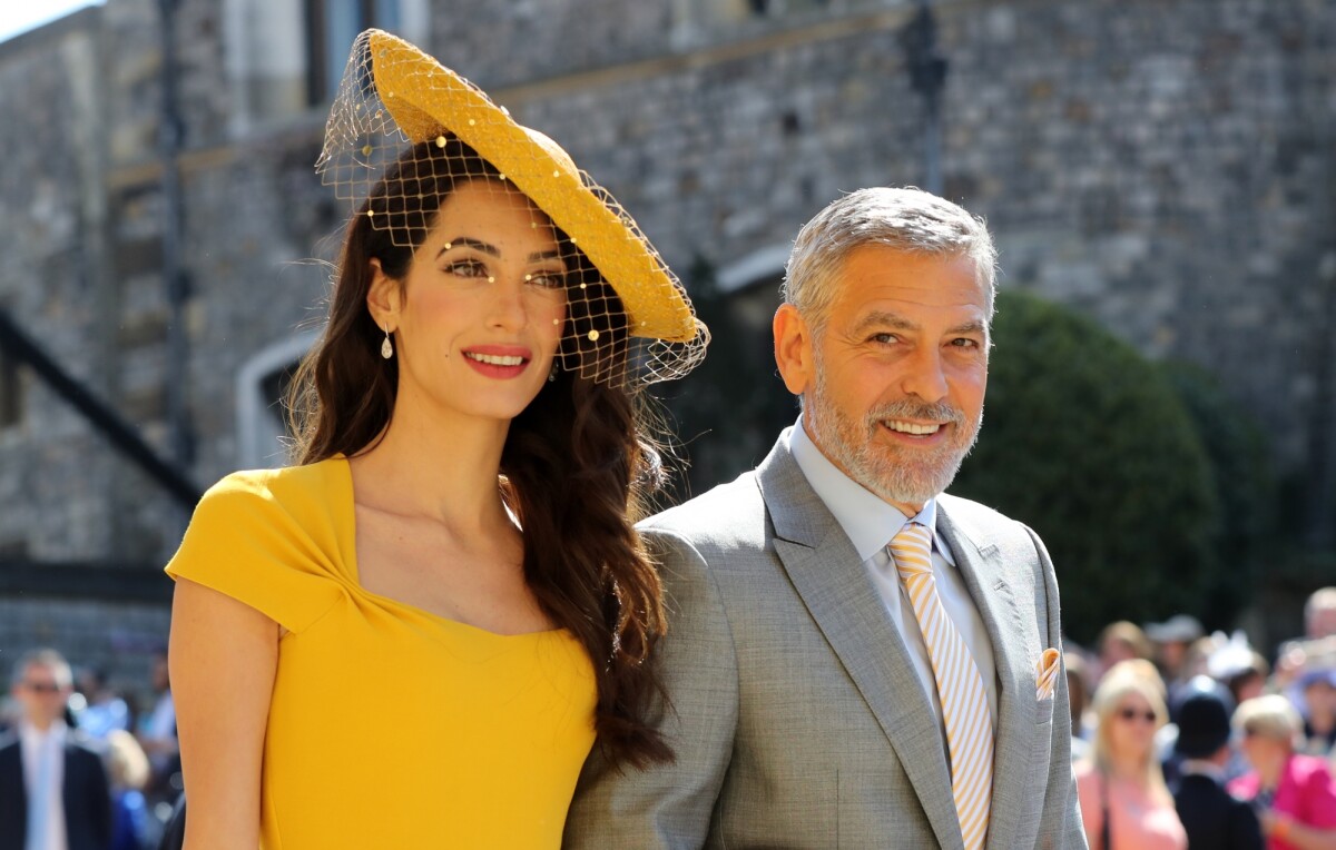 George Clooney Et Sa Femme Amal Arrivent 224 La Chapelle S George Pour