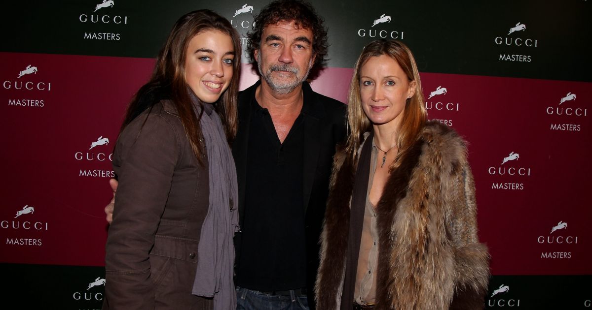 Olivier Marchal, sa femme Catherine et leur fille, en 2011. - Purepeople