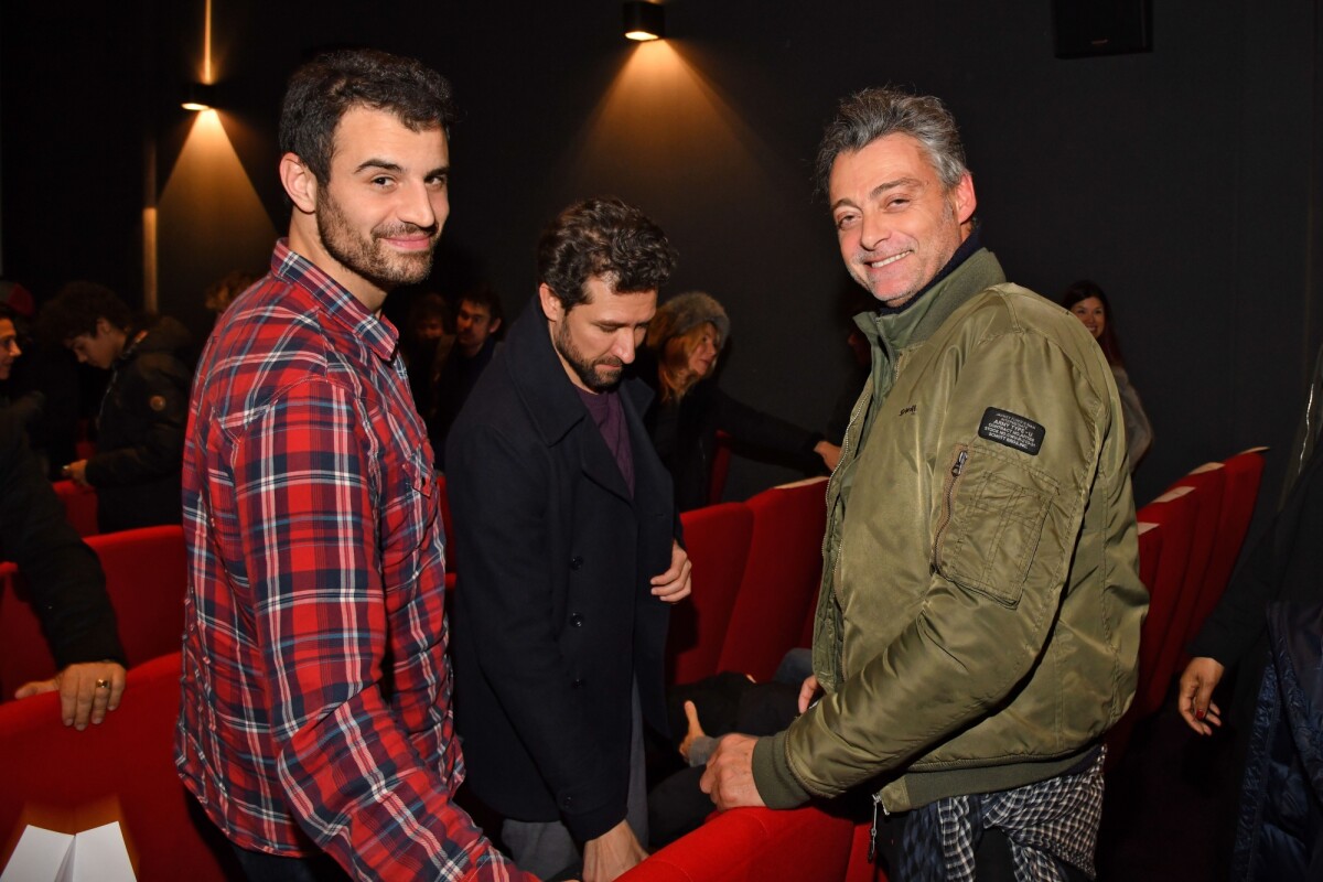 Photo : Exclusif - Max Geller, Gwendal Anglade et Philippe Dajoux, le réalisateur - L'équipe de ...