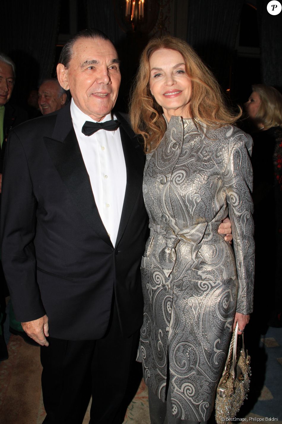 Cyrielle Claire et son mari Michel Corbière - Dîner de la 42ème édition ...
